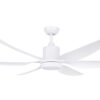 Aviator V2 DC Ceiling Fan by Brilliant with LED Light. White 66 ...