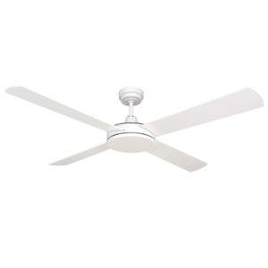 Mercator Luna Ceiling Fan 52" In White - Modern Slim Fan | Ceiling Fans ...