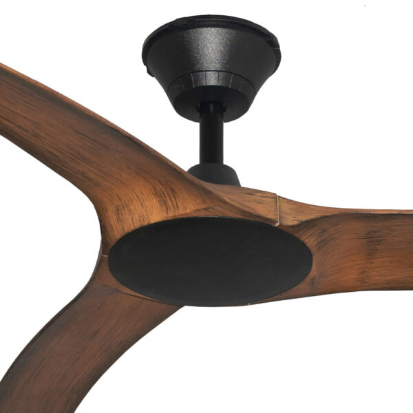 Aqua IP66 Ceiling Fan by Hunter Pacific. Black / Koa 52" | Ceiling Fans ...