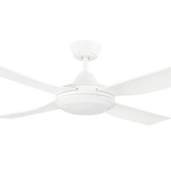 Bondi Ceiling Fan with CCT LED - White 52" (132cm) - High Airflow
