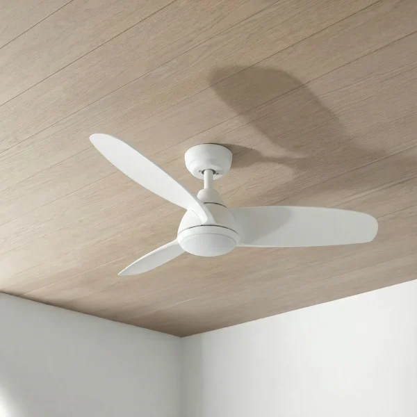Mini Ceiling Fan by Claro with CCT LED light. White 42" | Ceiling Fans ...