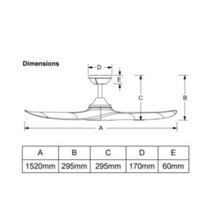 Evolve Ceiling Fan by Hunter Pacific. White 60" | Ceiling Fans ...