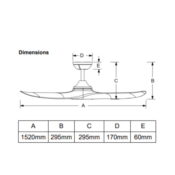 Evolve Ceiling Fan by Hunter Pacific. White 60" | Ceiling Fans ...