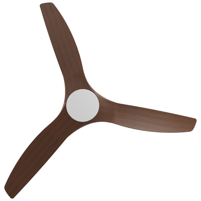 CloudFan SMART DC Ceiling Fan by Calibo - White with Koa 60" | Ceiling ...