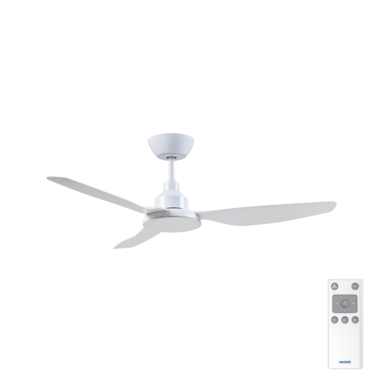 Glacier DC Ceiling Fan by Ventair. White 52 inch | Ceiling Fans ...