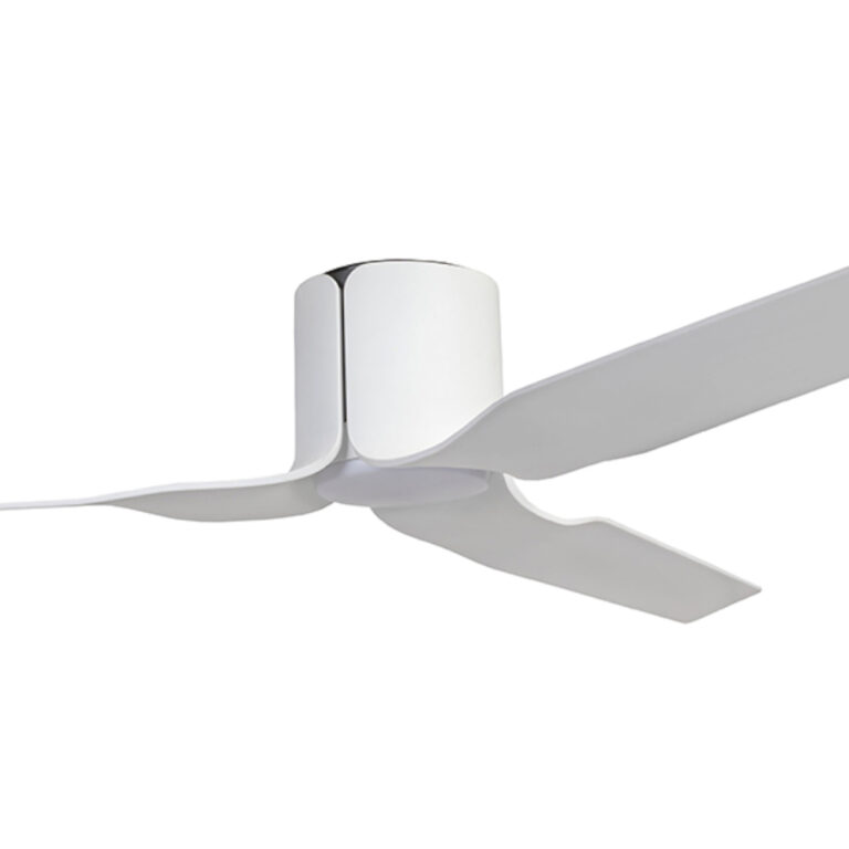 Flow Ceiling Fan by Fanco with LED light. White 52 inch | Ceiling Fans ...