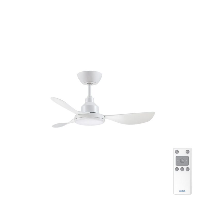 Glacier Ceiling Fan by Ventair with LED light. White 36" | Ceiling Fans ...