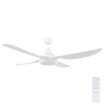 Vector Ceiling Fan by Brilliant with LED Light. White 52 inch | Ceiling ...