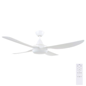 Vector Ceiling Fan by Brilliant with LED Light. White 52 inch | Ceiling ...