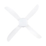 Vector Ceiling Fan by Brilliant with LED Light. White 52 inch | Ceiling ...