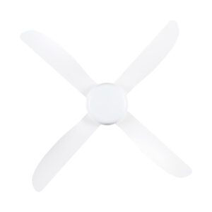 Vector Ceiling Fan by Brilliant with LED Light. White 52 inch | Ceiling ...