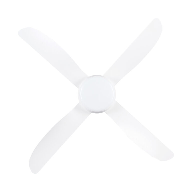 Vector Ceiling Fan by Brilliant with LED Light. White 52 inch | Ceiling ...