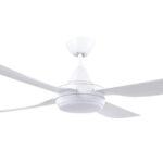 Vector Ceiling Fan by Brilliant with LED Light. White 52 inch | Ceiling ...