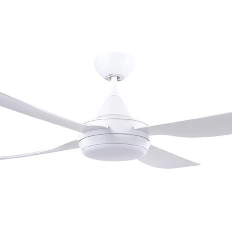 Vector Ceiling Fan by Brilliant with LED Light. White 52 inch | Ceiling ...