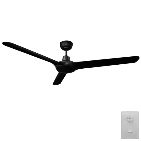 Spyda Ceiling Fan by Ventair. Black 62 inch | Ceiling Fans Warehouse ...